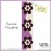 Loom Bracelet Pattern: Panda Flowers - for Cuff Bracelet - INSTANT ...