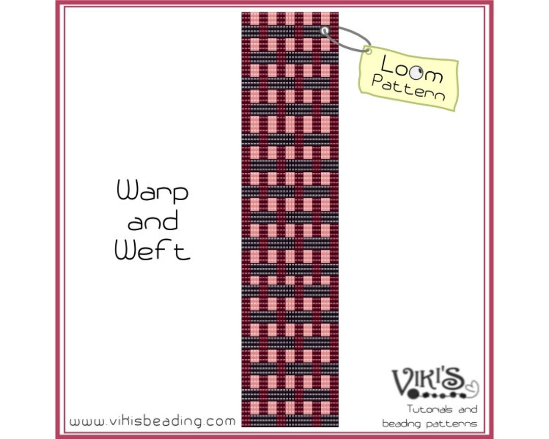 Loom Beading Pattern: Warp and Weft - INSTANT DOWNLOAD Pdf -discount ...