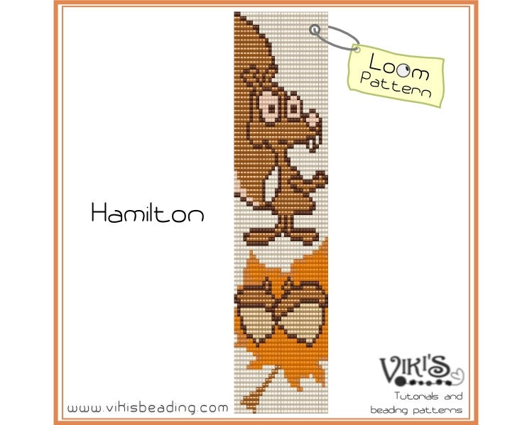 Bead Loom Pattern Hamilton INSTANT DOWNLOAD pdf Des codes de réduction ...