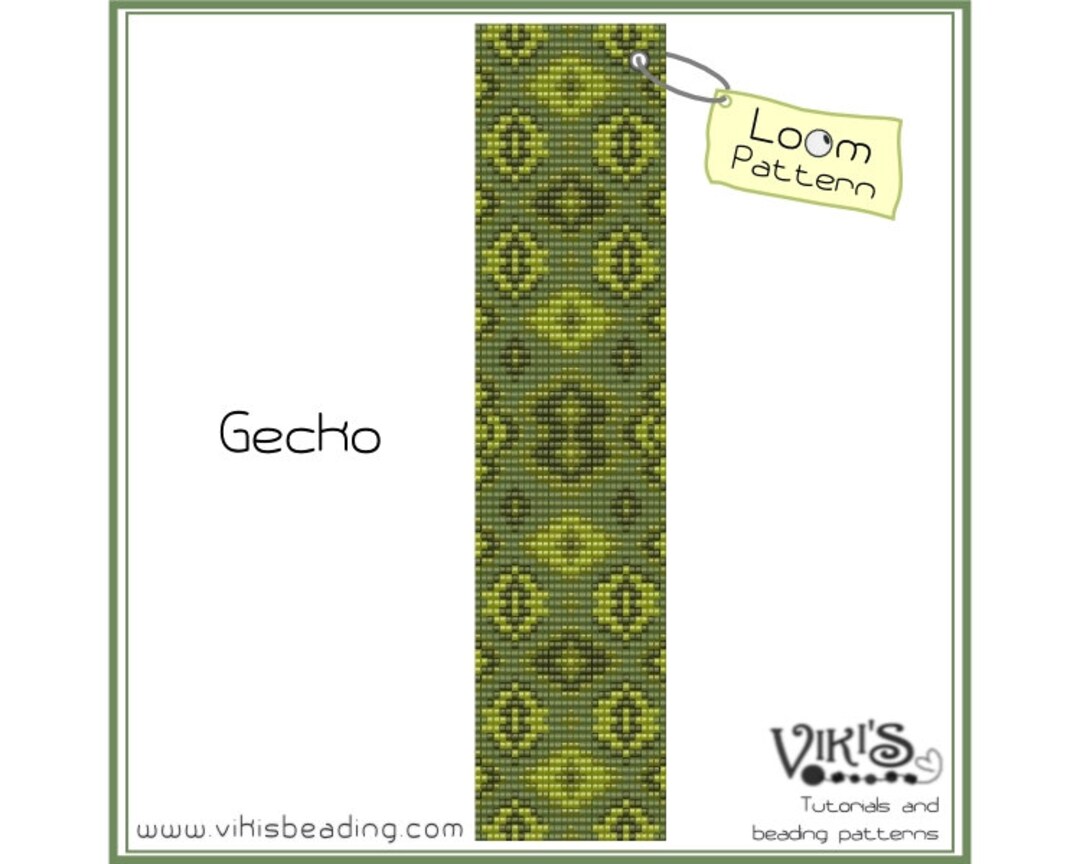 Loom Beading Pattern: Gecko - INSTANT DOWNLOAD Pdf -discount Codes Are ...