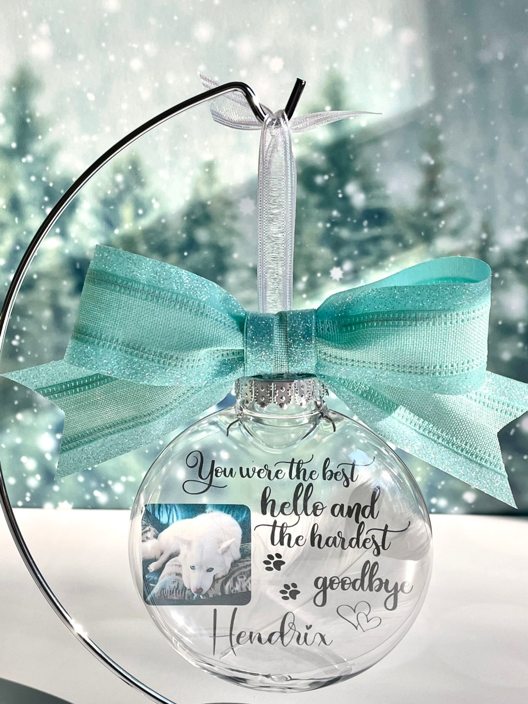 Pet Memorial Ornament Custom Memorial Ornament Dog Memorial Ornament ... Pet Memorial Ornament Custom Memorial Ornament Dog Memorial Ornament ...