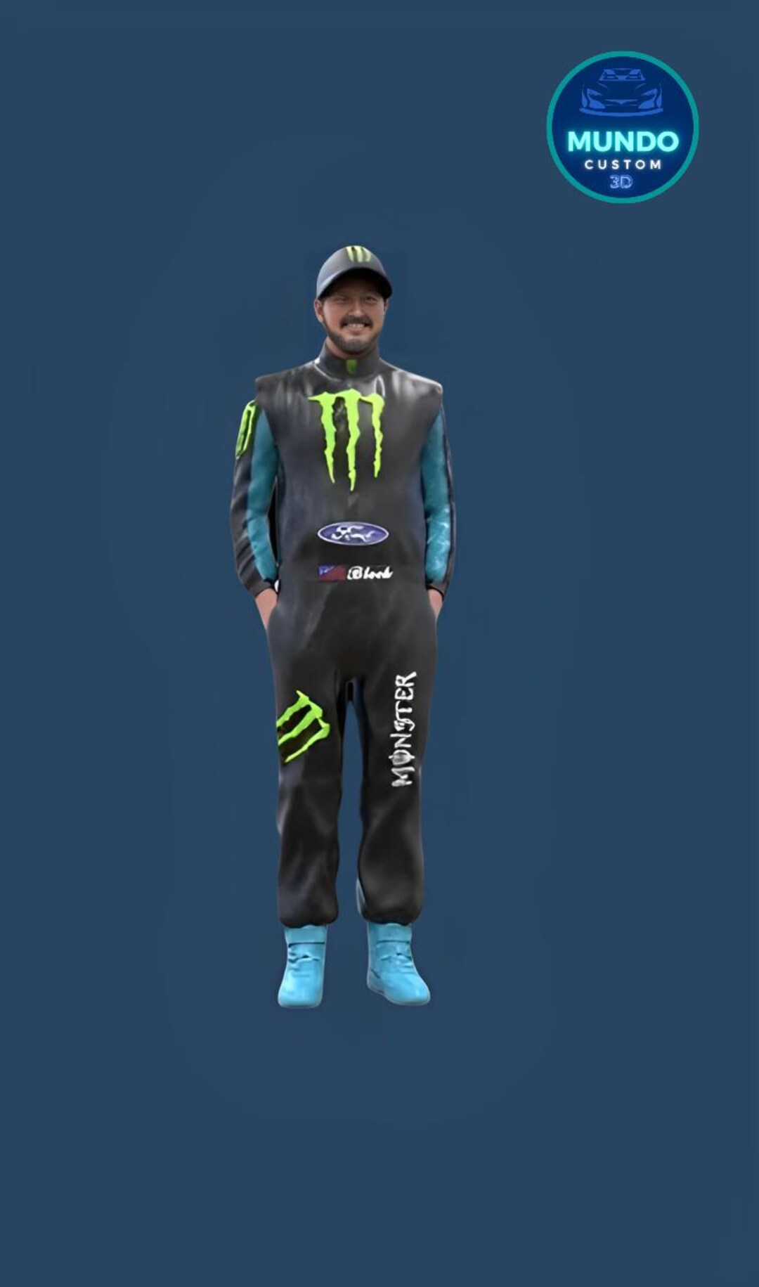 KEN BLOCK FIGURE 1/64 Scale - Etsy