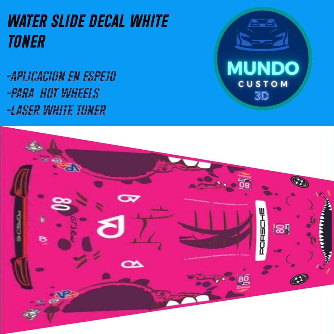 Decals Roxy Porsche 992 Hot Wheels - Etsy