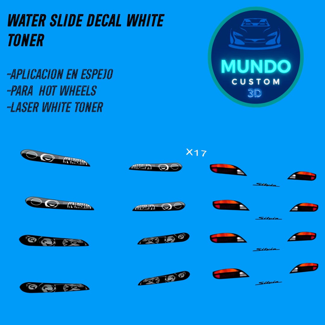 Decals Headlights Nissan Silvia S15 Hot Wheels - Etsy
