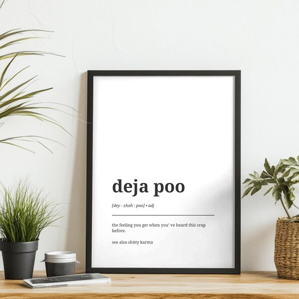 Deja Poo Definition - Etsy