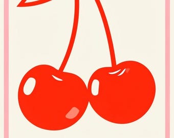 Cherry Wall Decor - Etsy