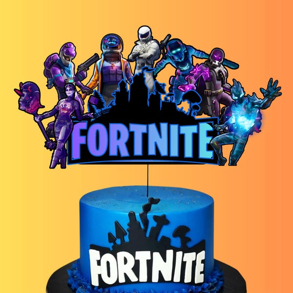 Fortnight Cake Topper - Etsy