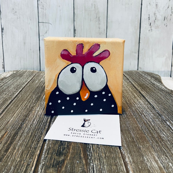 Rustic Chicken Art - Etsy