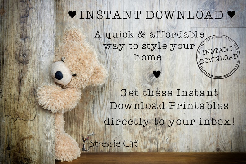 Instant Download Printabledownloadable Printsprintable | Etsy