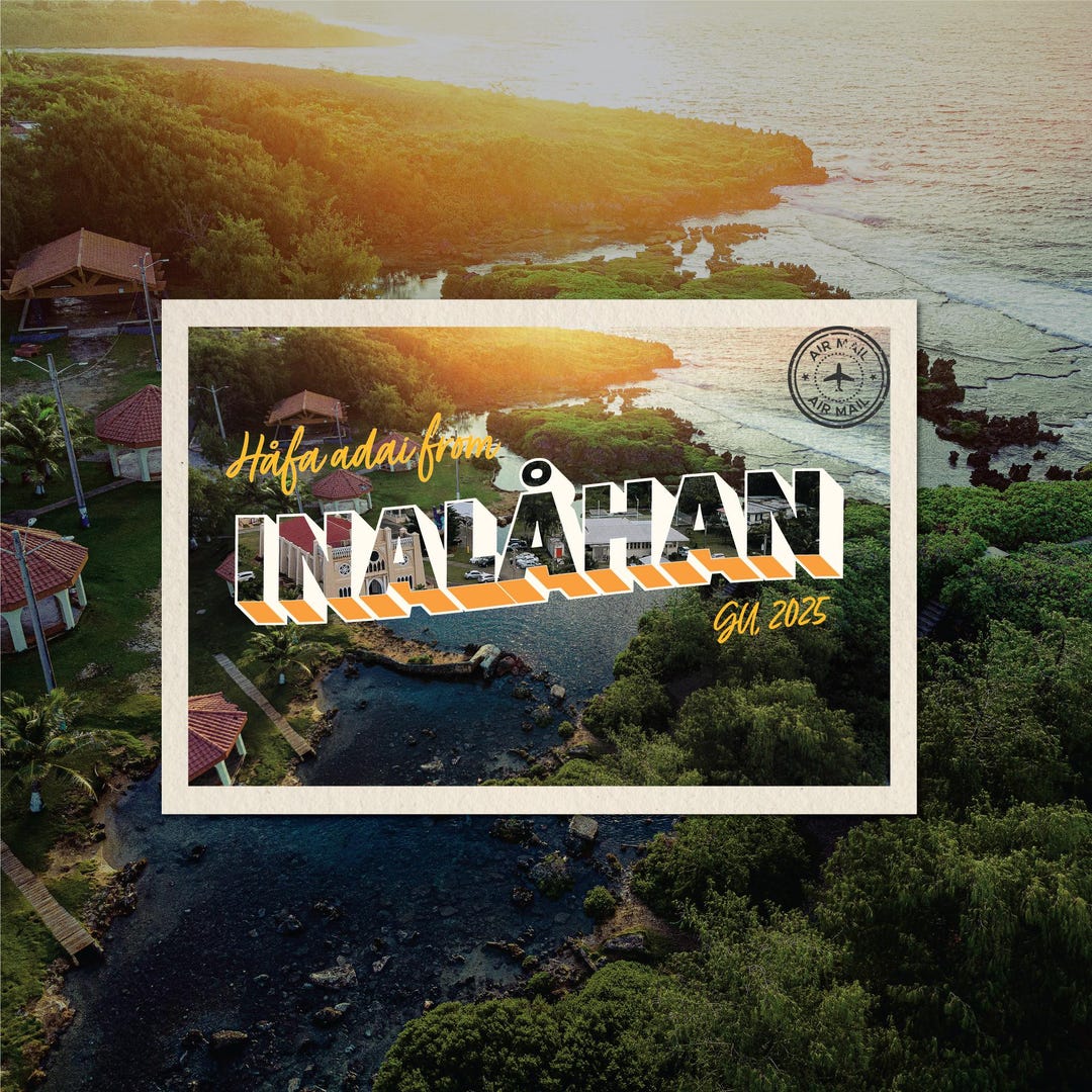 Inalåhan Guam Vintage Inspired Fine Art Postcard | Chamoru Vintage ...