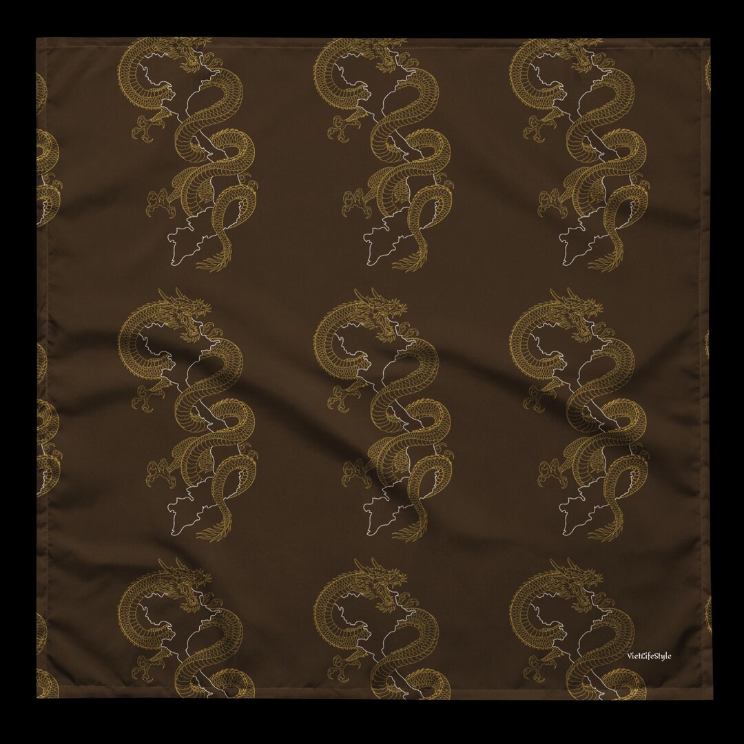 Vietnam Dragon Bandana - Etsy