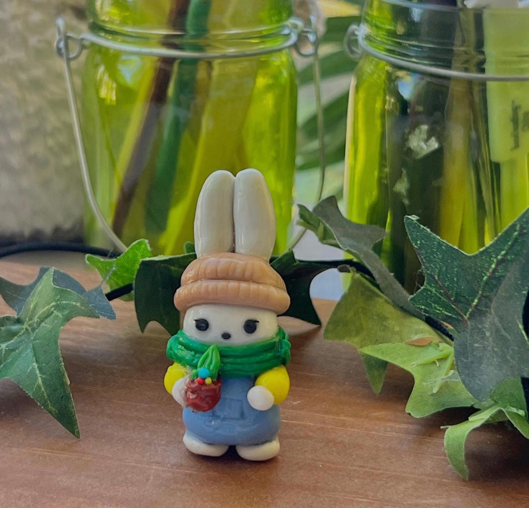 Sprout Keychain polymer Clay Art - Etsy