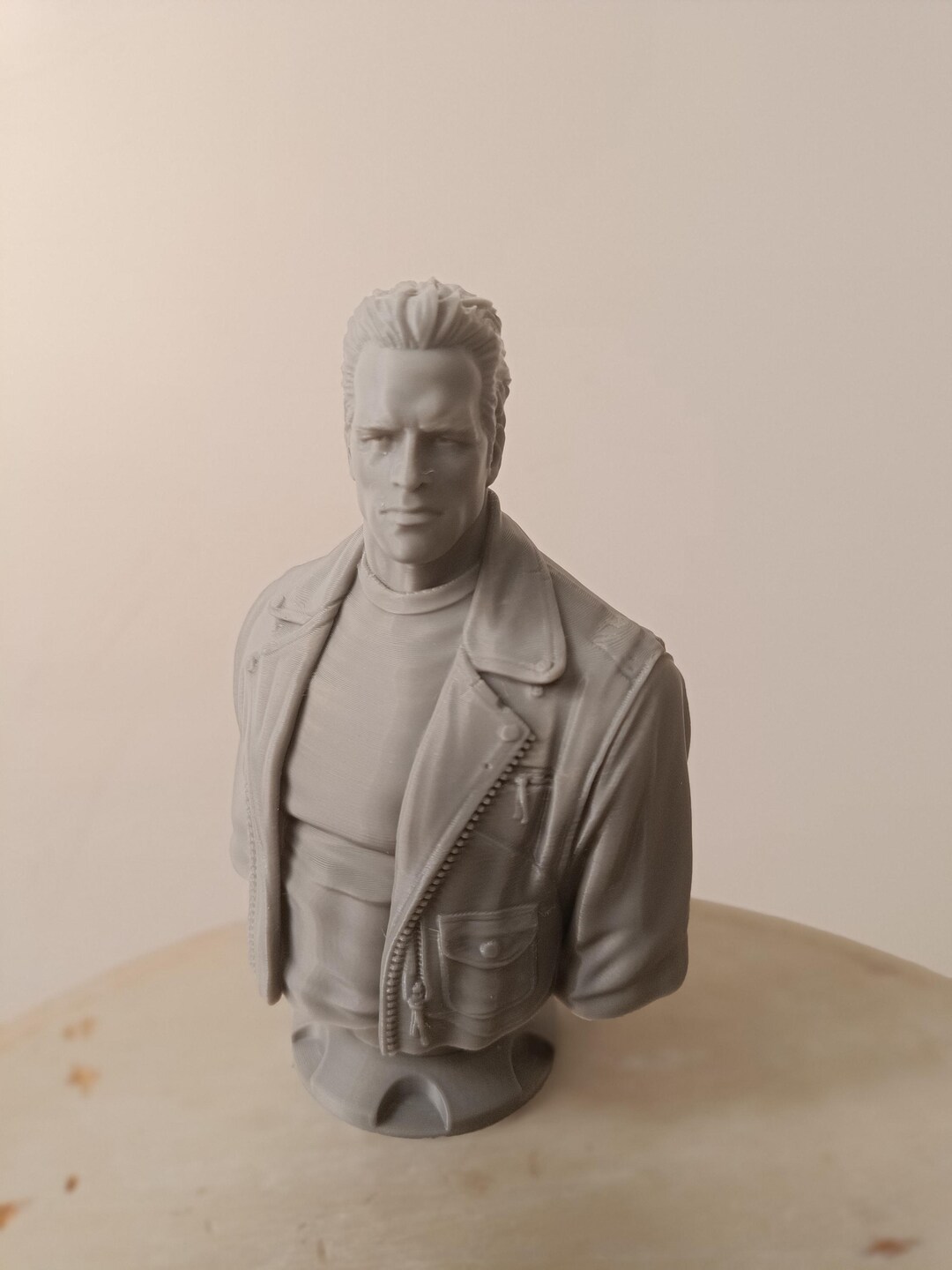 T-800 Terminator Bust 3D Printed Collectible PLA Sculpture - Etsy