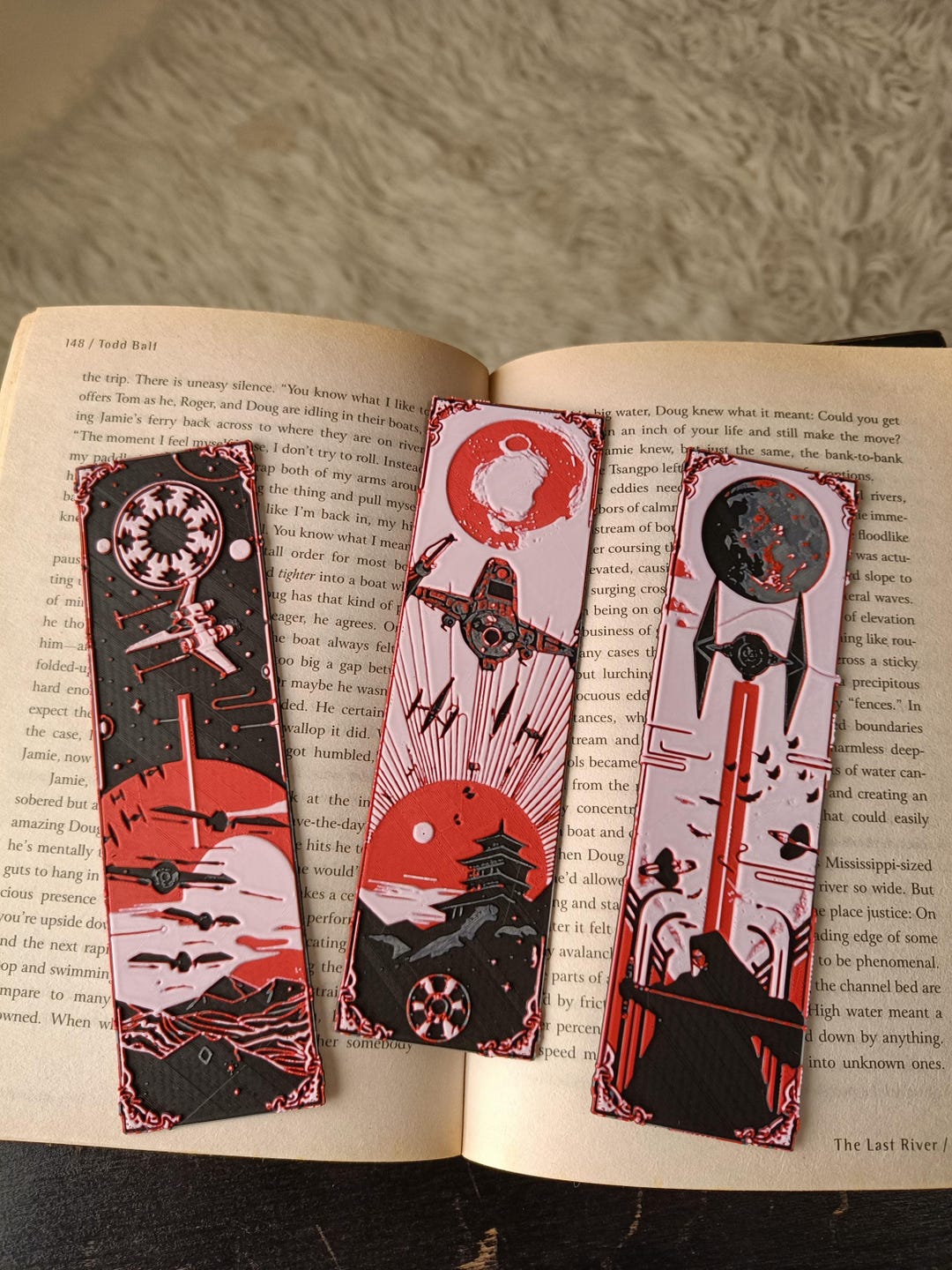 Sci-fi Space Wars 3D Printed Bookmarks Set of 3 Designed by C3D - Etsy UK