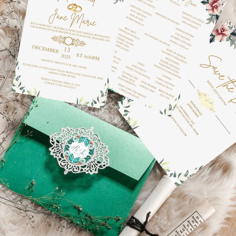 Philippines Wedding Invitation - Etsy