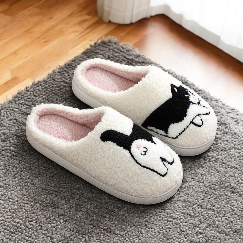 Cat Slippers - Etsy