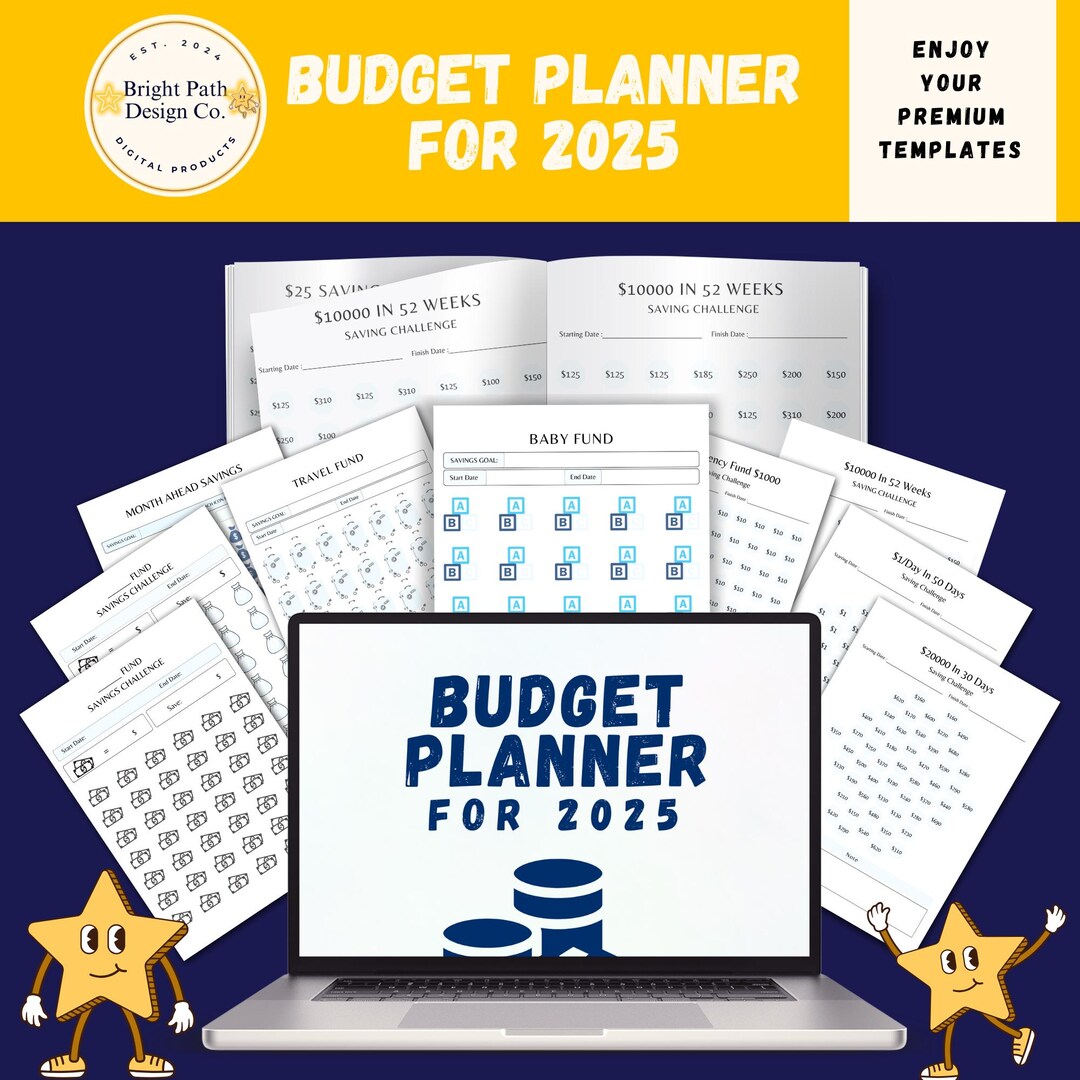 Budget Planner for 2025, Expense Tracker Notebook, Financial Planning ...