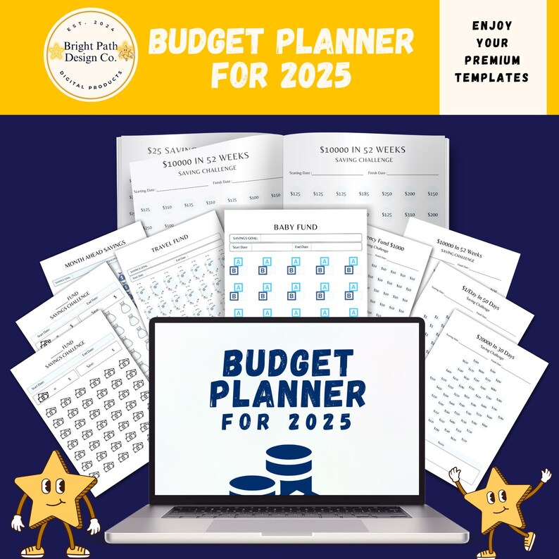 Budget Planner for 2025, Expense Tracker Notebook, Financial Planning ...