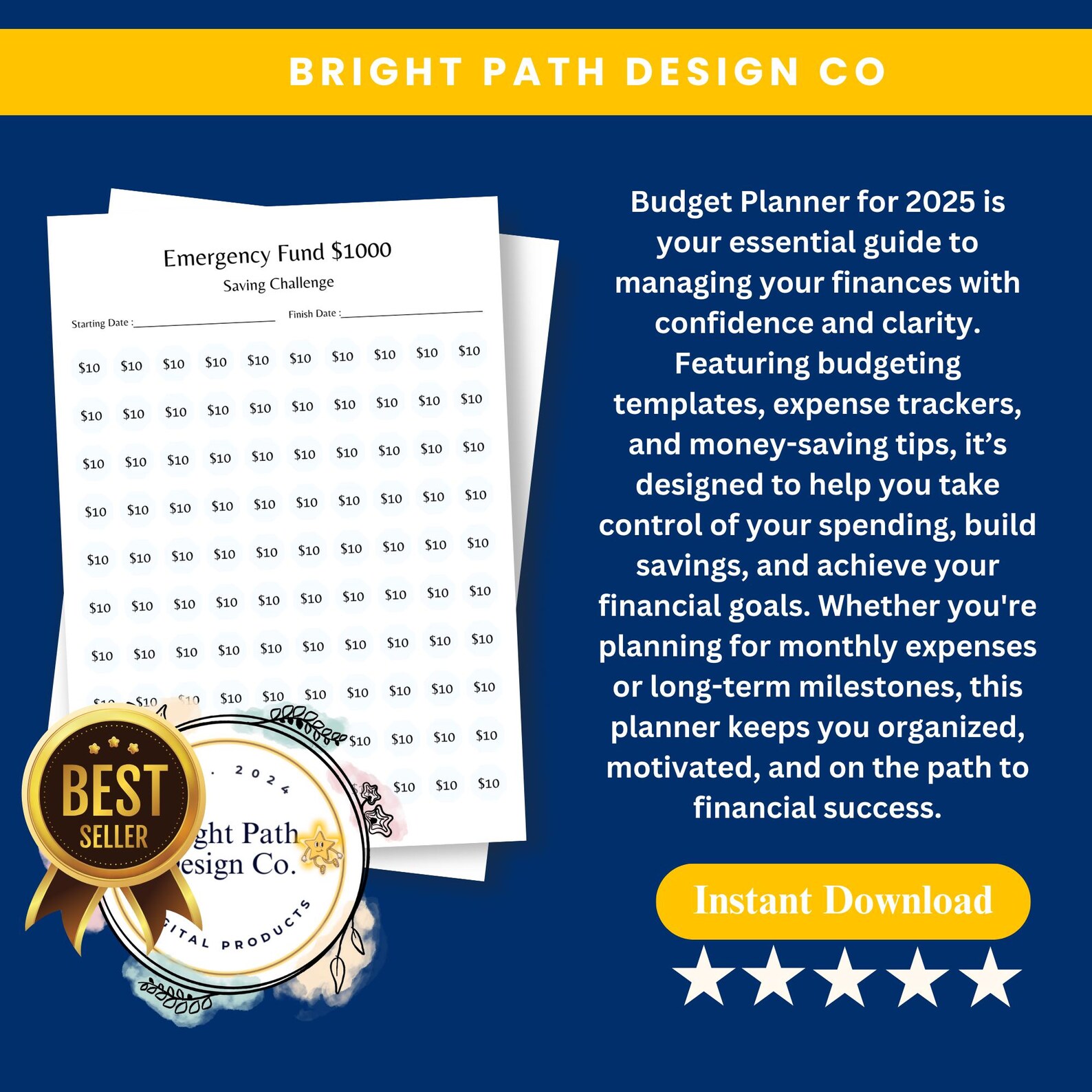 Budget Planner for 2025, Expense Tracker Notebook, Financial Planning ...