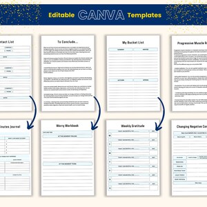 2025 Mental Burnout Workbook, Self-care Guide, Stress Relief Journal ...