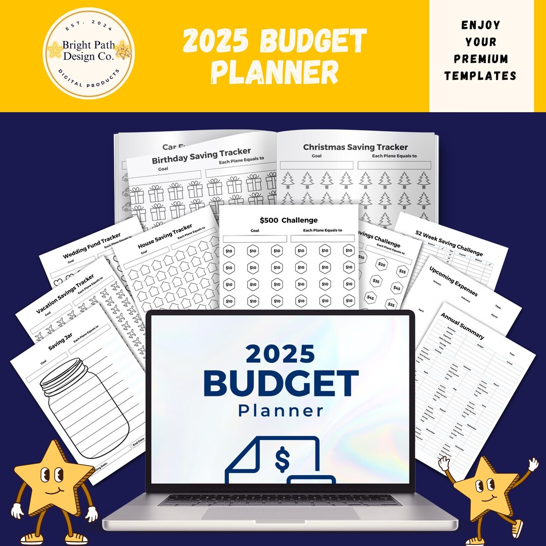 2025 Budget Planner, Financial Organizer, Money Management Journal ...