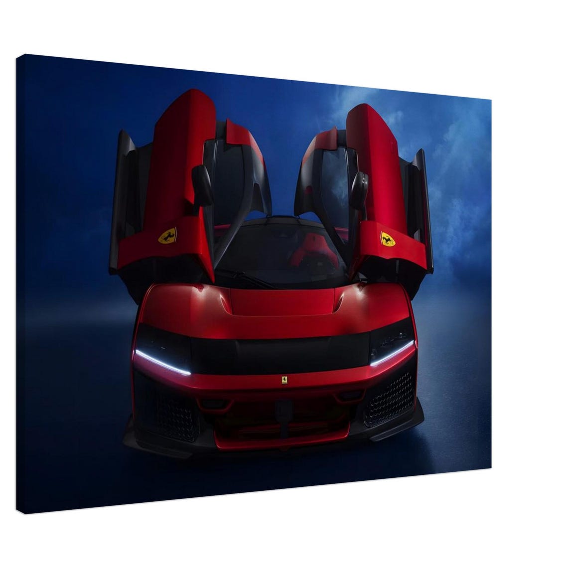 Ferrari F80 Concept Art – Luxury Sports Car Poster for Man Cave or Auto ...