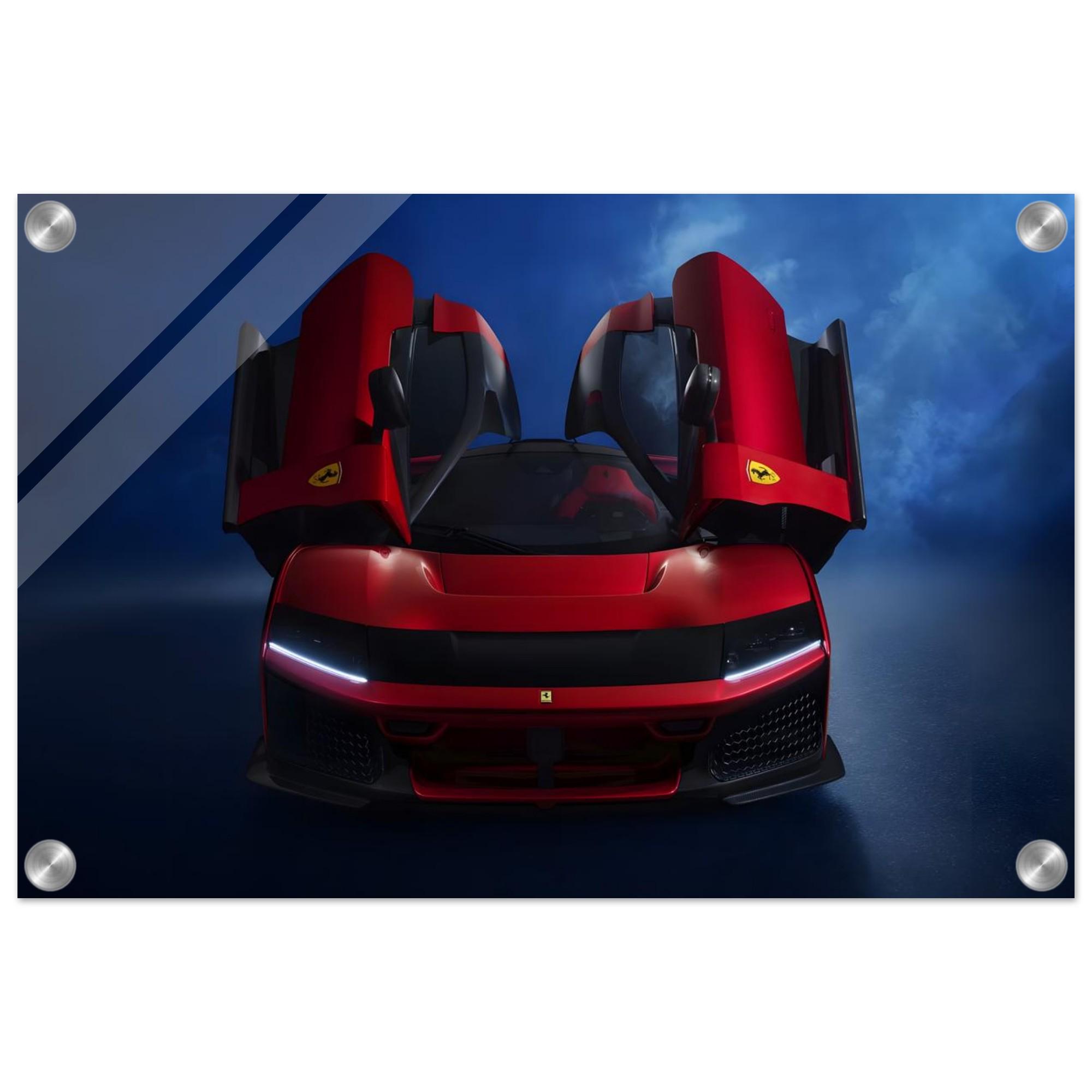 Ferrari F80 Concept Art – Luxury Sports Car Poster for Man Cave or Auto ...