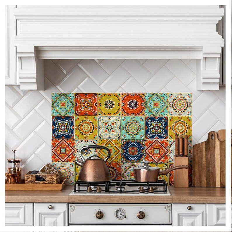 Kitchen Platform Wallpaper Sticker, Waterproof Oilproof Vinyl, 60x200cm ...