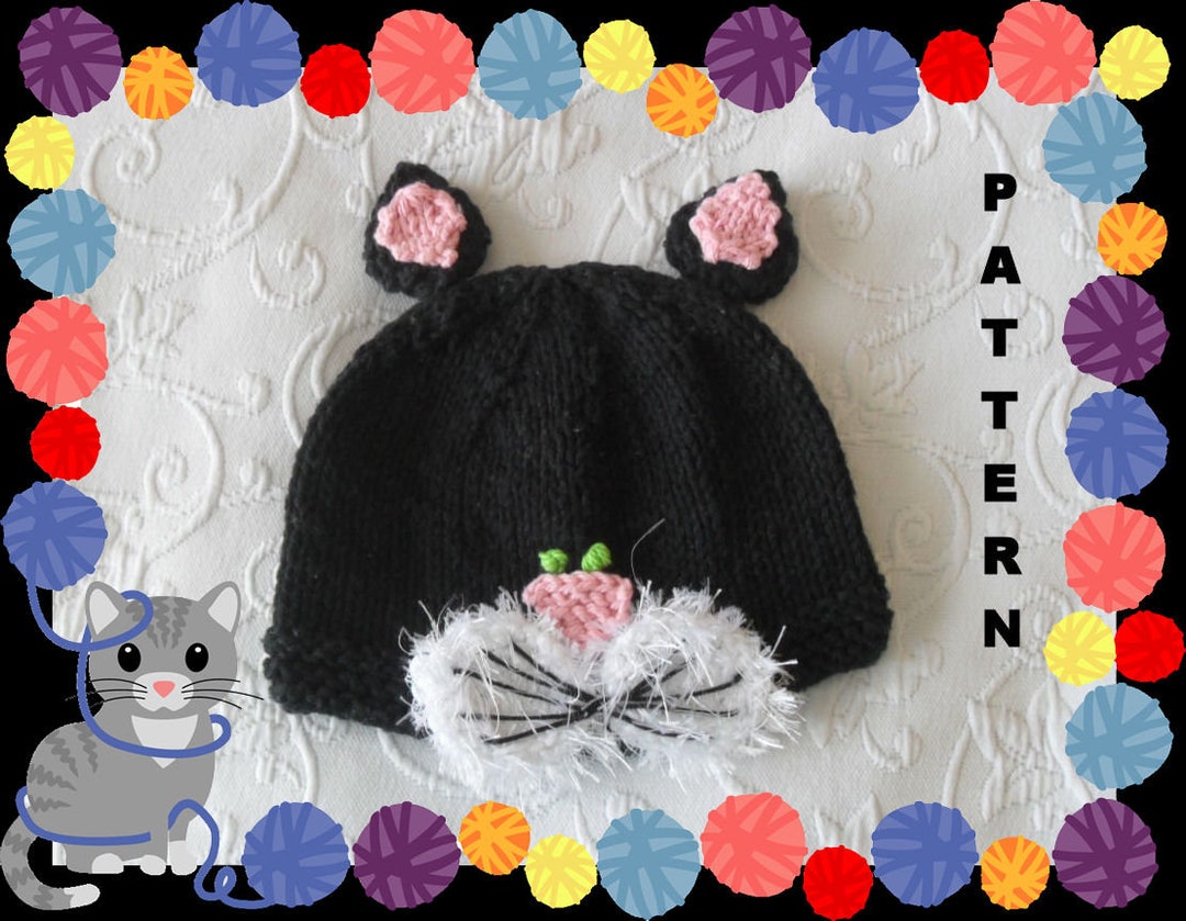 Knitted Hat Pattern Baby Hat Pattern Newborn Hat Pattern Infant Hat ...