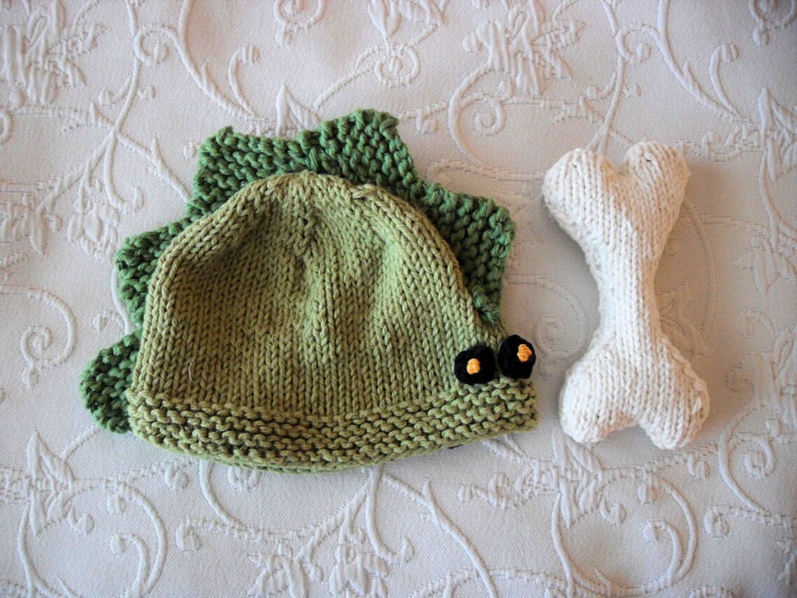 Knitted Dog Bone Photo Prop Animal Hat Photo Prop Knitting - Etsy
