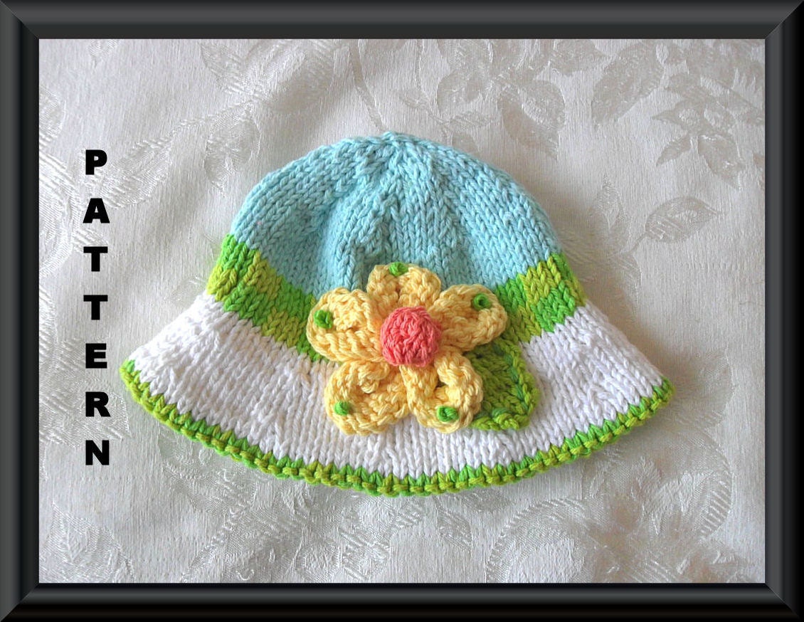 Knitted Hat Pattern Baby Hat Pattern Newborn Hat Pattern | Etsy