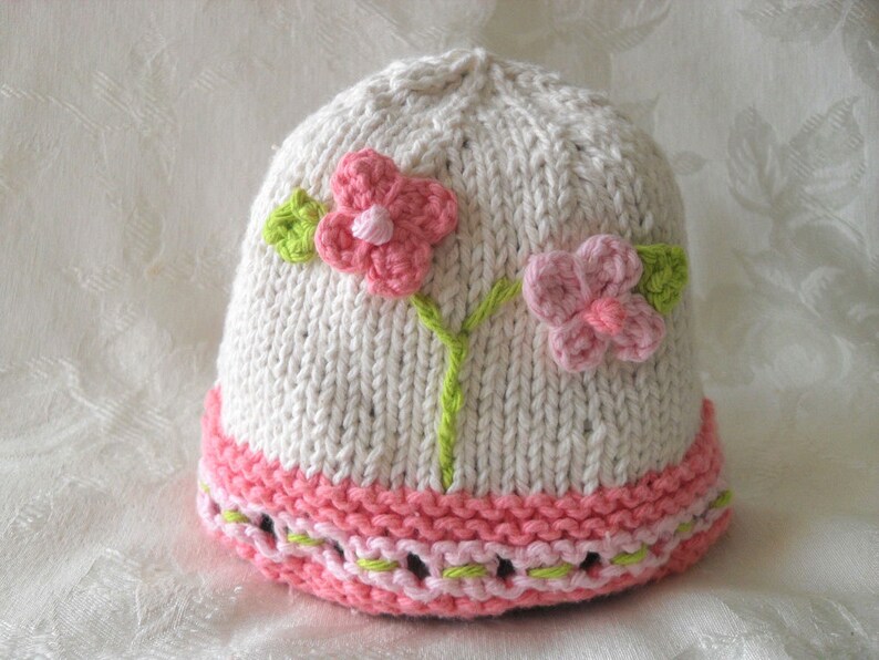 Knitted Hat Pattern Baby Hat Pattern Instant Download Newborn | Etsy