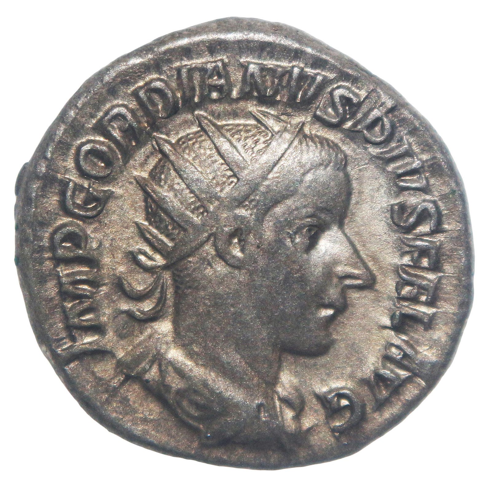 Roman Empire Antoninianus Silver Coin - Gordian III - Concordia Milit ...