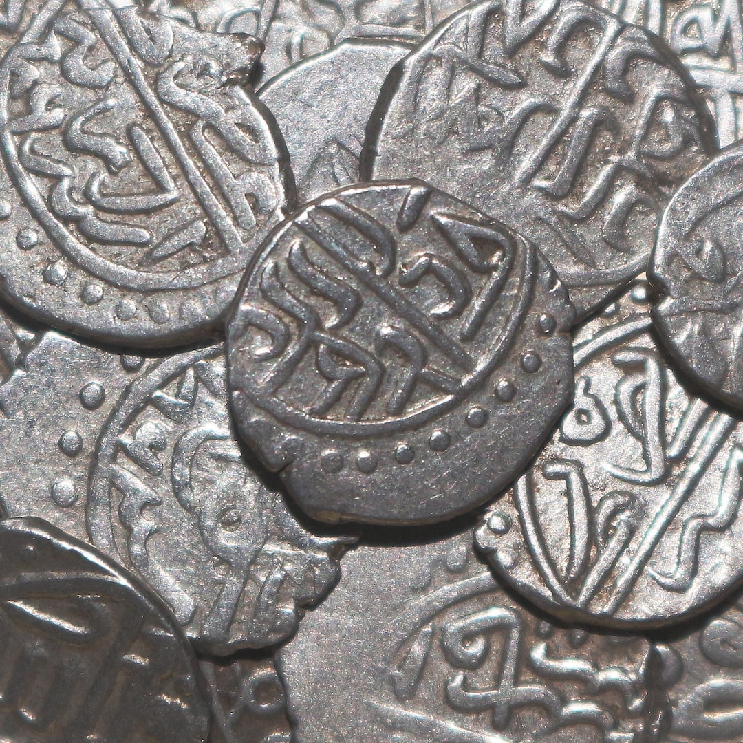 Antique Islamic Ottoman Empire Silver Akce Coins - Bayezid II - (886 ...