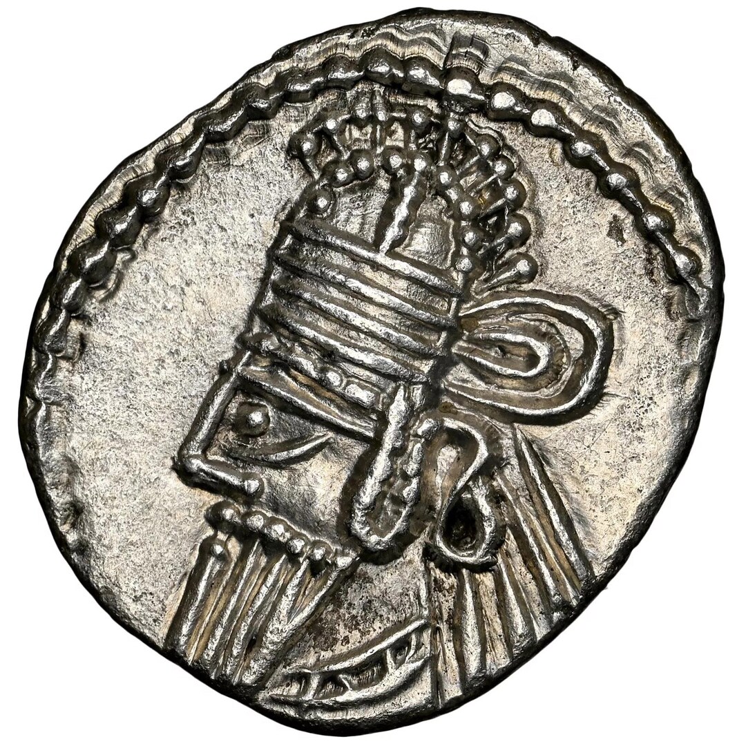 Parthian Kingdom Drachm Silver Coin - Osroes II - Ngc AU - (190-208 AD ...