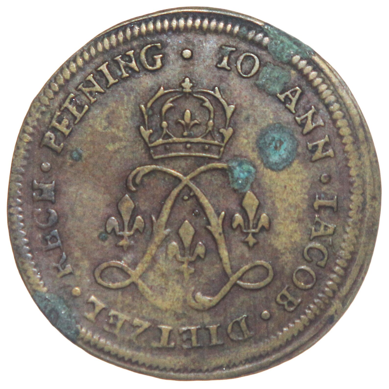 Antique French Token - Louis XV - Nuremberg - Johann Jacob Dietzel - Etsy