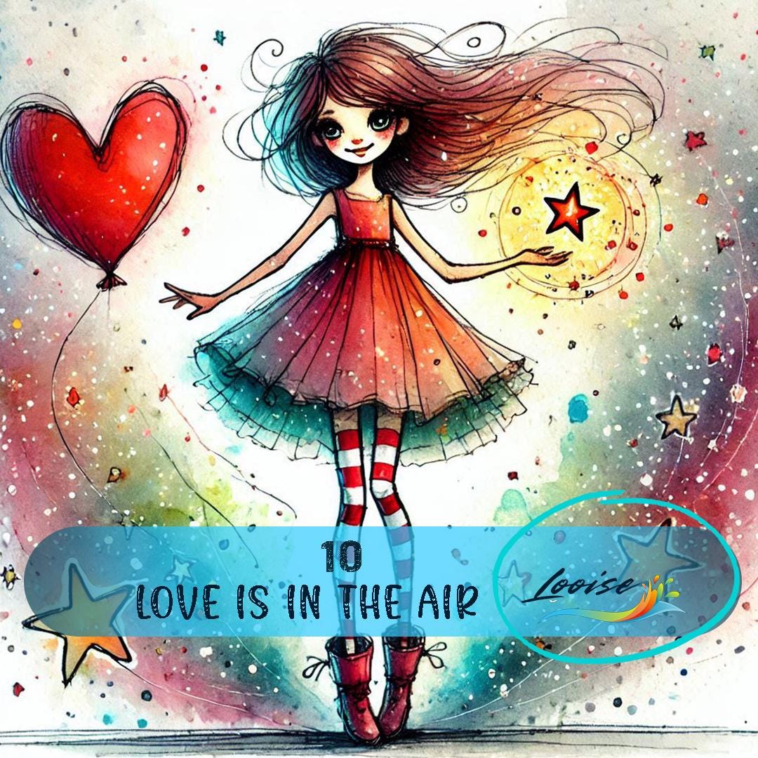 Heart Digital Stickers | DIY Sticker Pack, Vintage Journal | AI Art ...