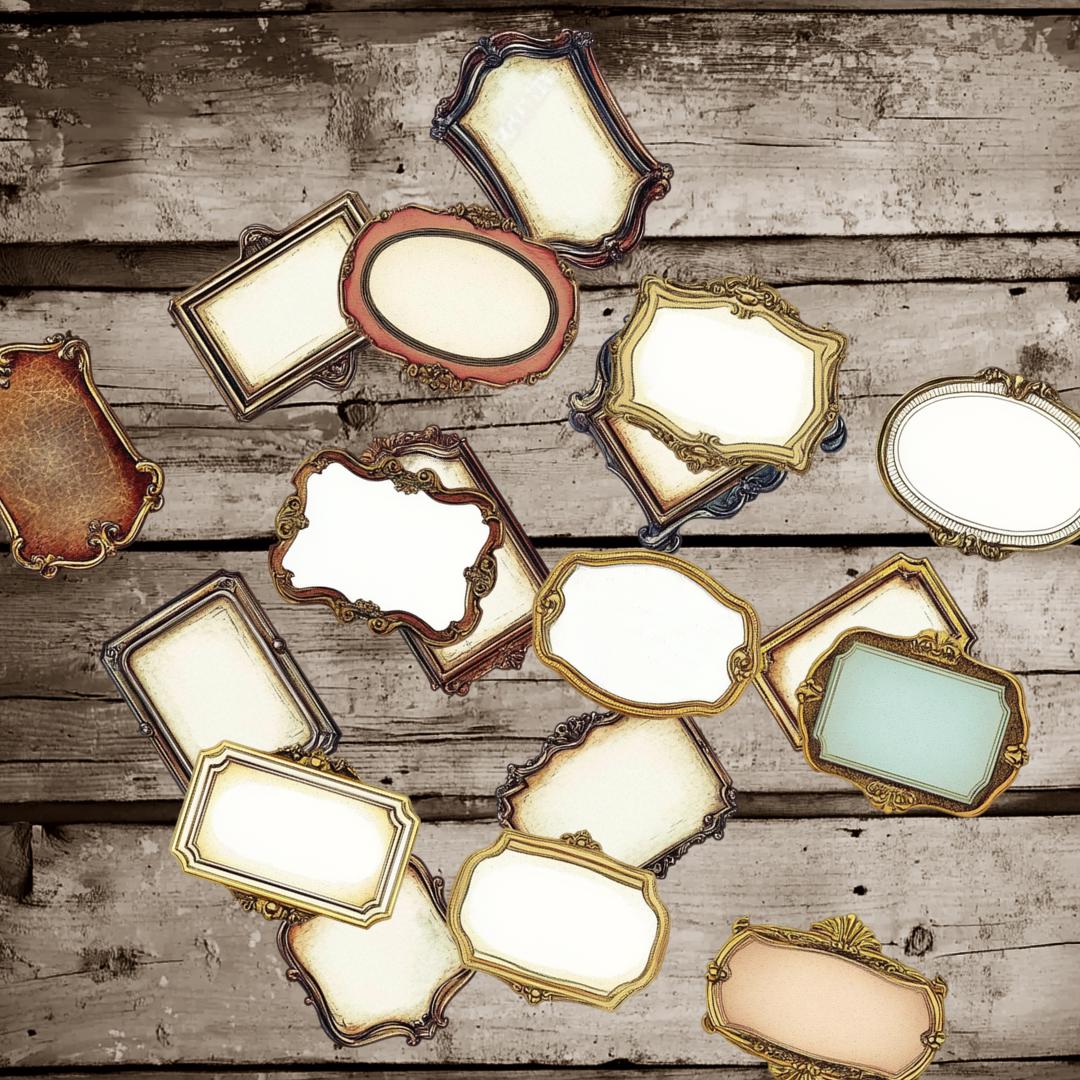 Metal Book Cover Name Plates Labels | PNG Do It Yourself Vintage Junk ...