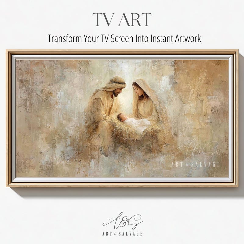 Nativity Digital 4k Art - Etsy