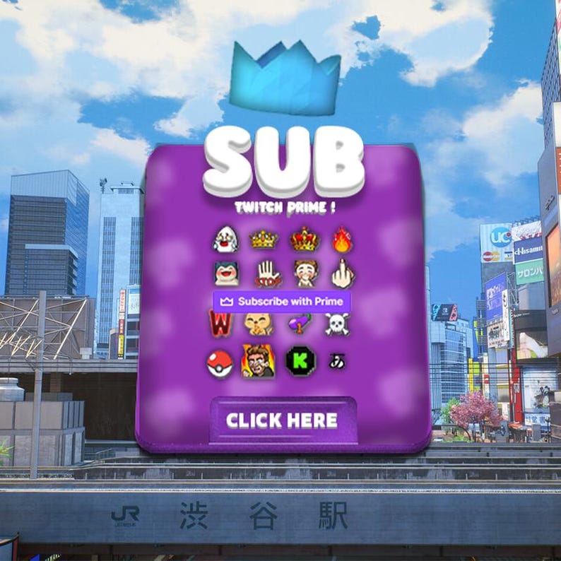 Twitch Panels - Colorful - Stream Panels | TIP, SUB, Youtube, Tiktok ...