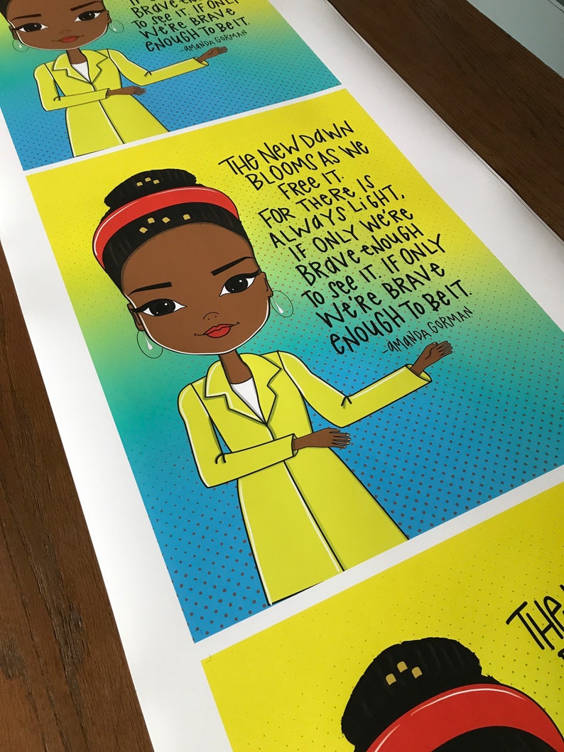 Amanda Gorman Print - Etsy