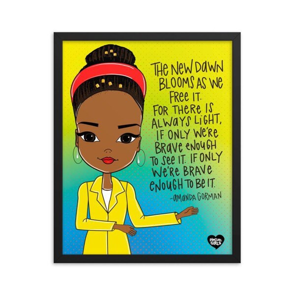 Amanda Gorman Print - Etsy UK