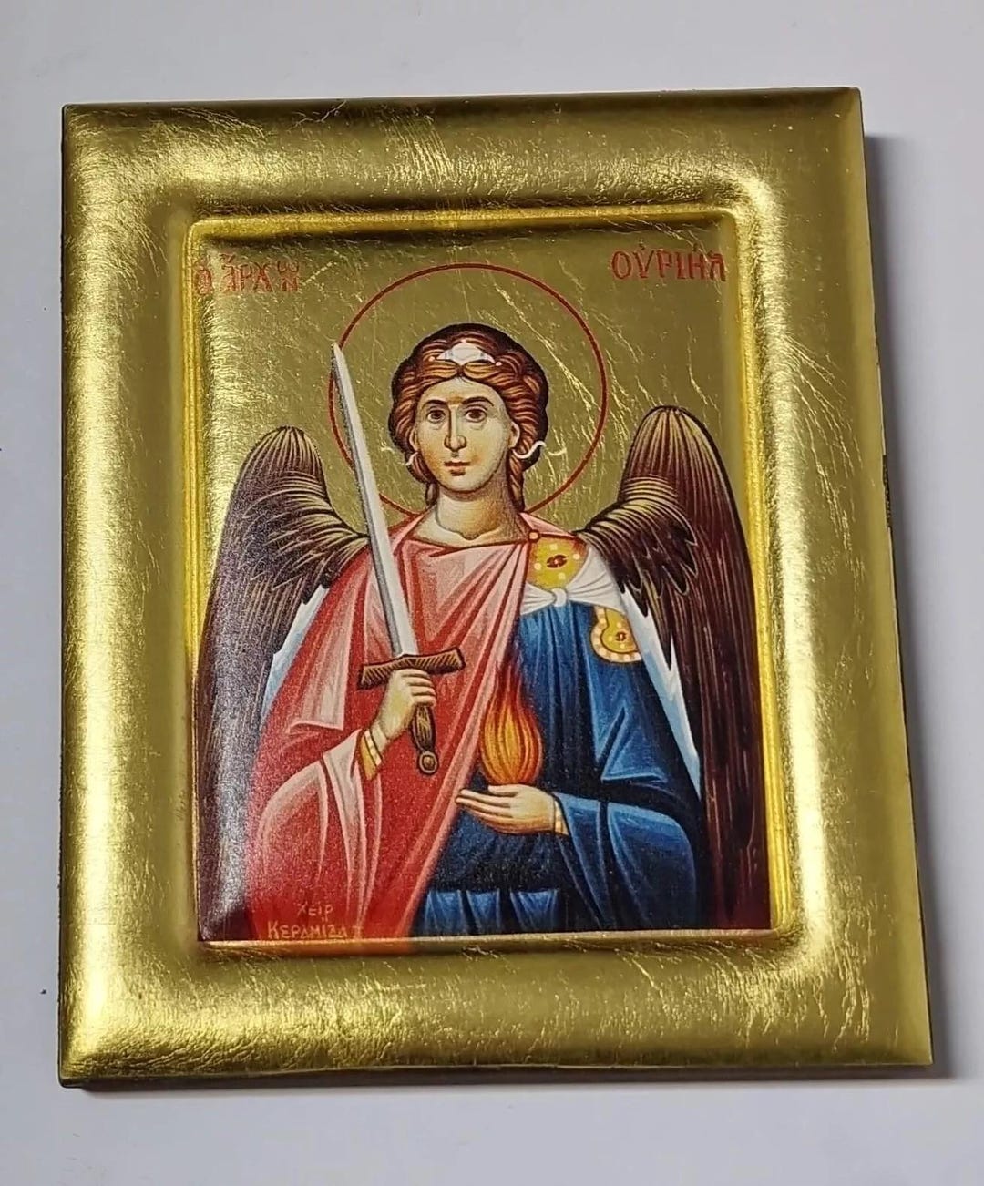 Icon Guardian Angel Uriel Angel of Light Icon Archangel Angel Archangel ...
