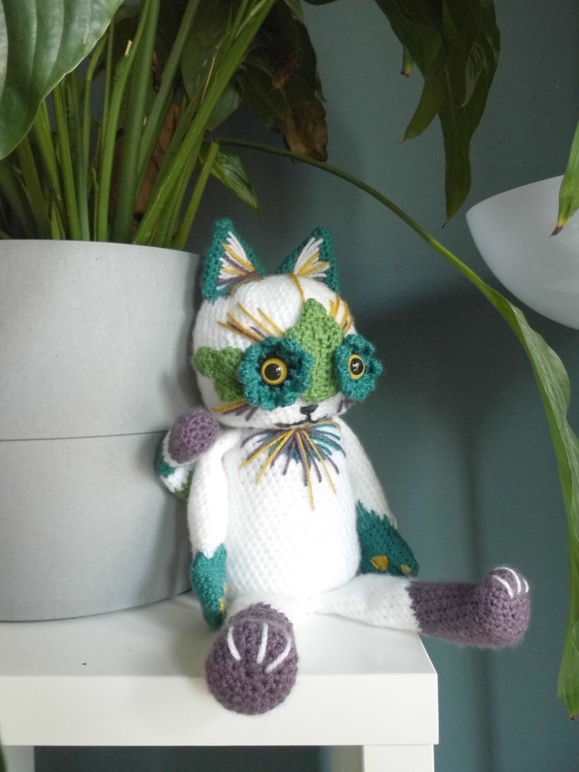 Louis Wain Cat Amigurumi Crochet Pattern - Etsy