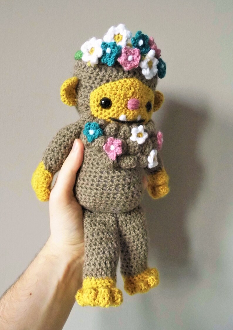 Littlefoot the Sasquatch Amigurumi Bigfoot Crochet Pattern - Etsy