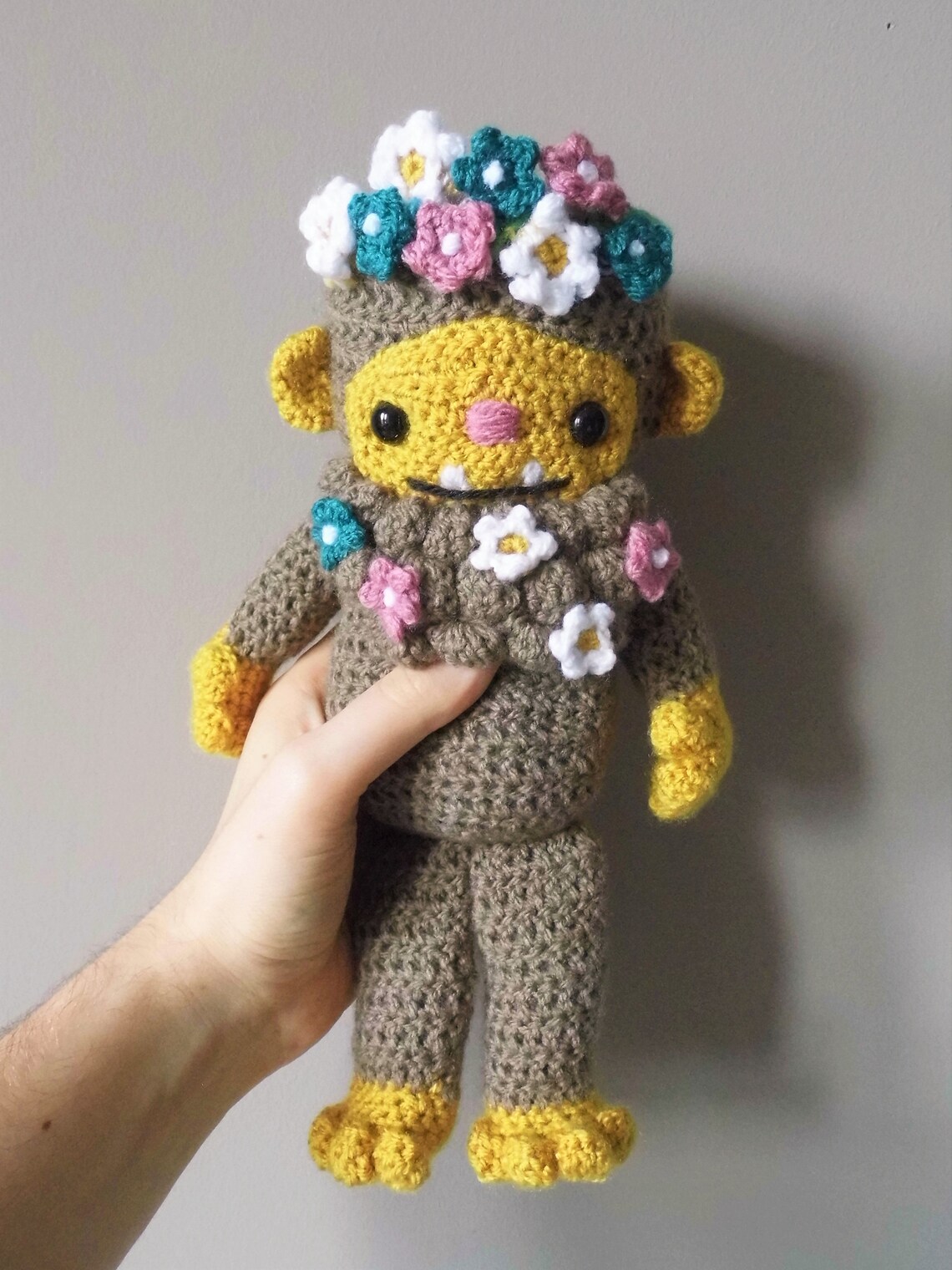 Littlefoot the Sasquatch Amigurumi Bigfoot Crochet Pattern - Etsy
