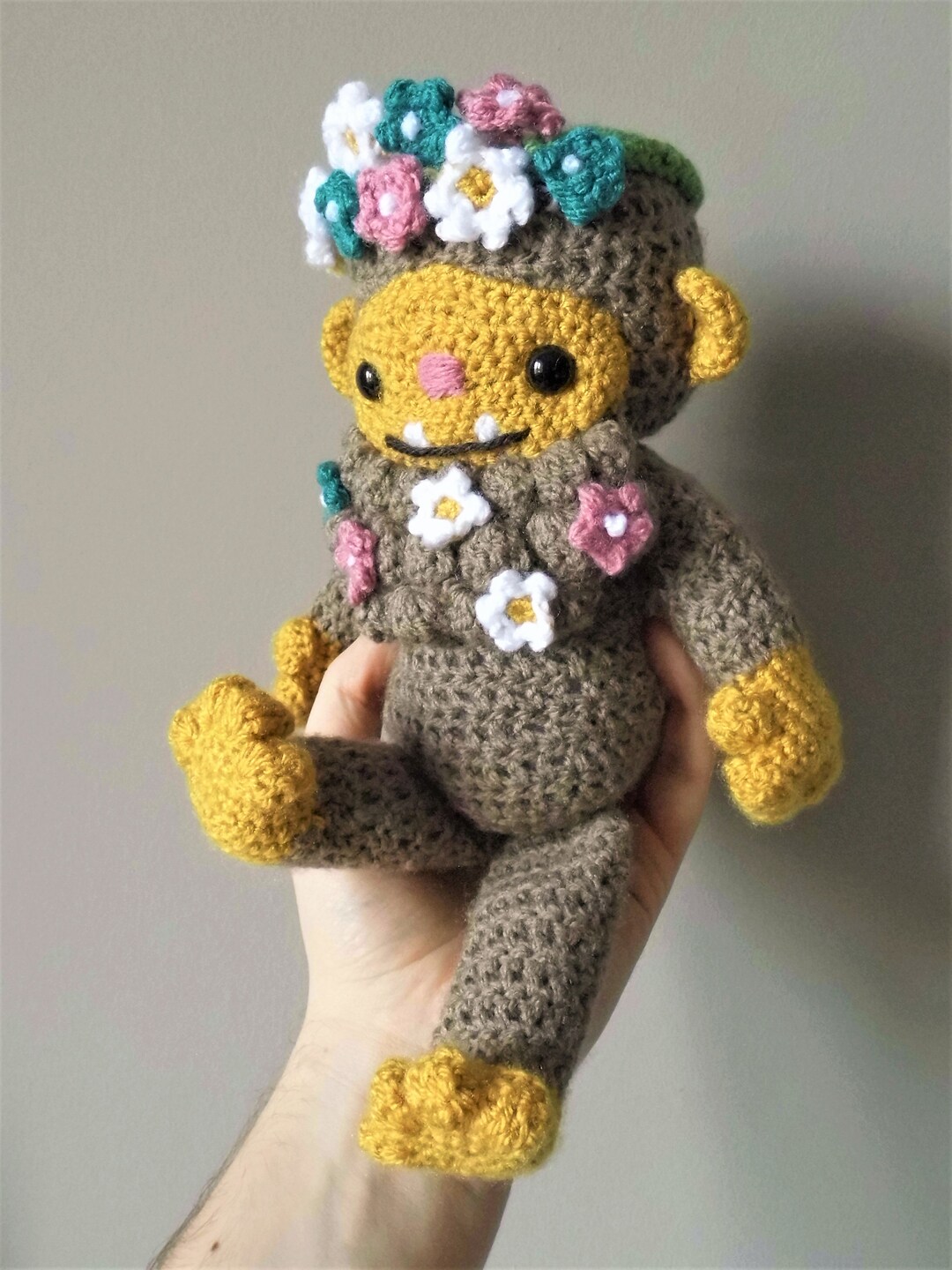 Littlefoot the Sasquatch - Amigurumi Bigfoot Crochet Pattern - Etsy