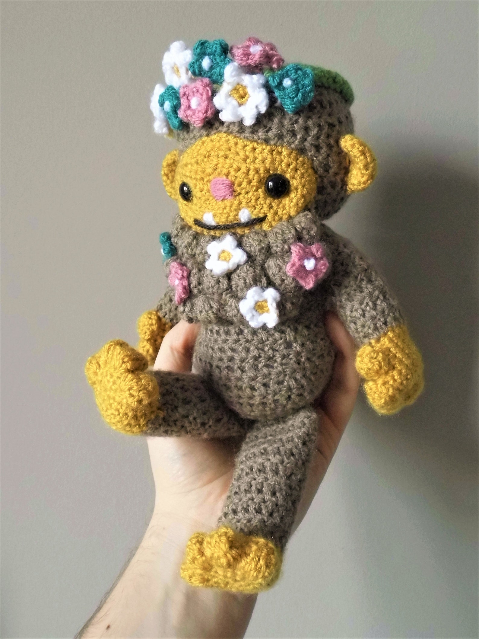 Littlefoot the Sasquatch Amigurumi Bigfoot Crochet Pattern - Etsy