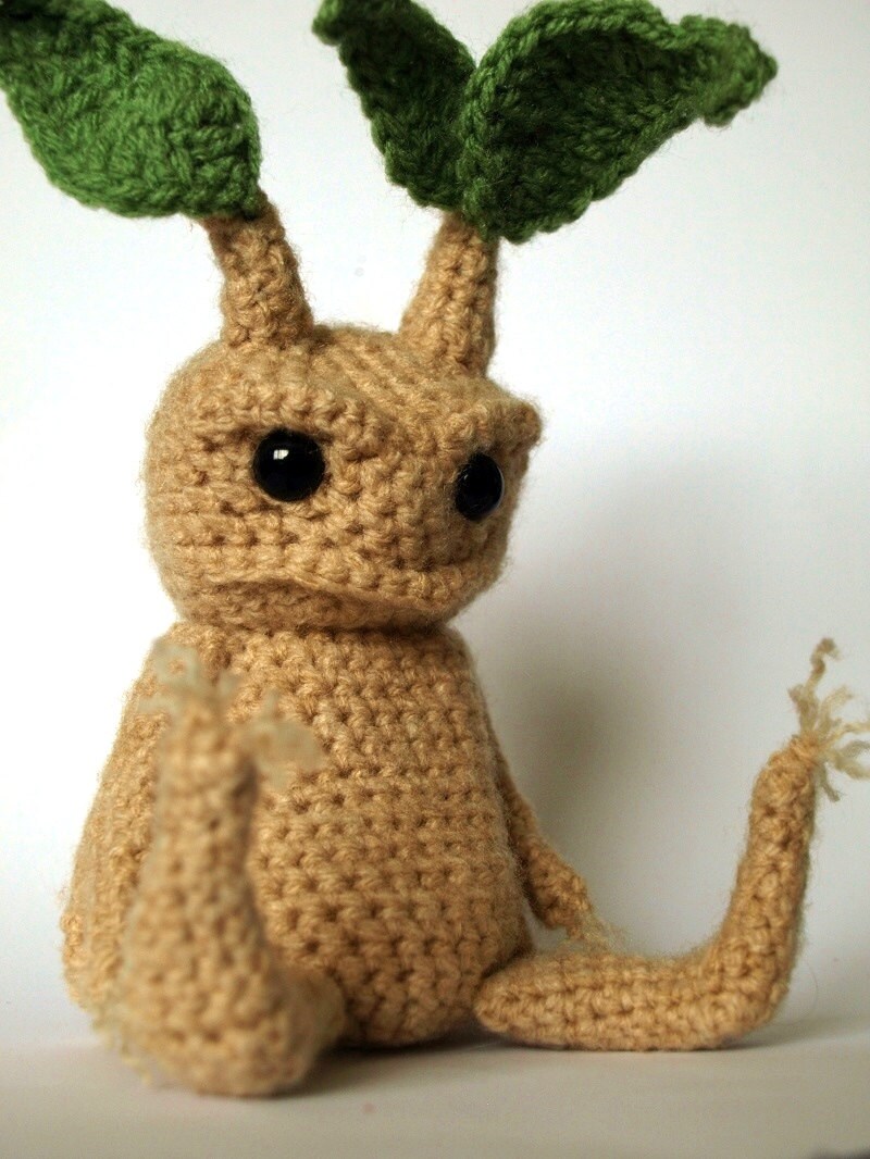 Mandrake Amigurumi Crochet Pattern - Etsy Australia