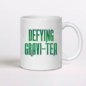 Wicked Defying Gravi-tea White Mug - Etsy UK